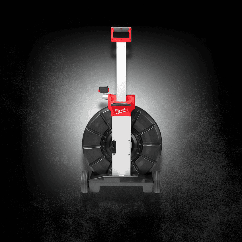 The M18™ 60m (200') Stiff Pipeline Inspection Reel (Tool Only)